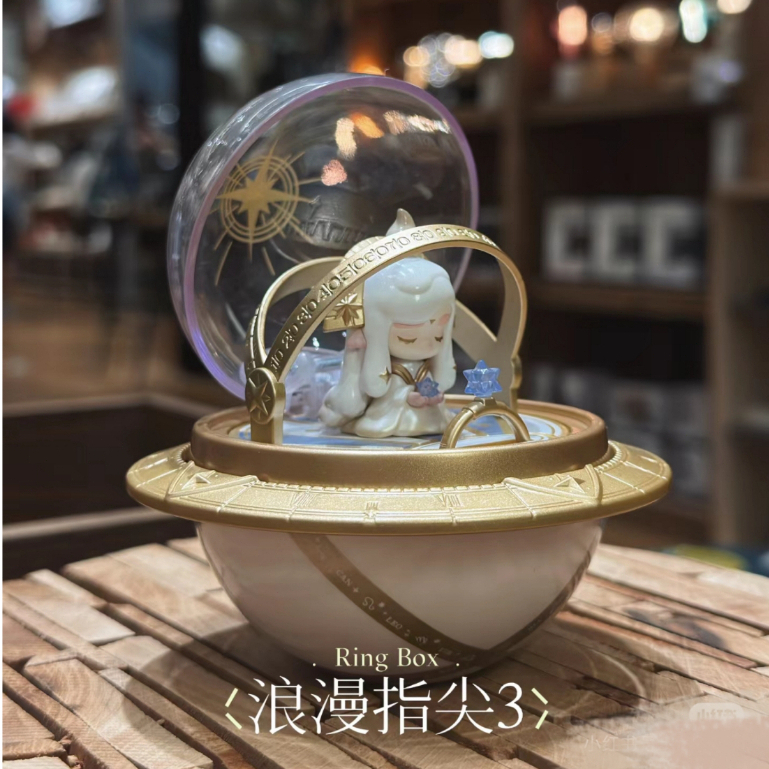 Authentic POPMART ROMANTIC RING BOX V3 MOLLY LABUBU HIRONO DIMOO ...
