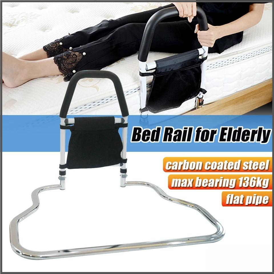 Bed Safety Bed Rail Support Elderly Get Up helper Fall Prevention with ...