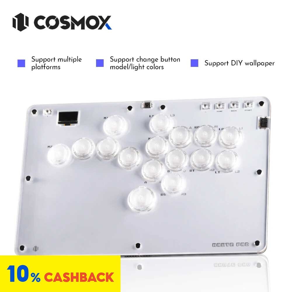⭐Haute42 R16 Joystick Arcade Hitbox Controller Button Rim leverless ...