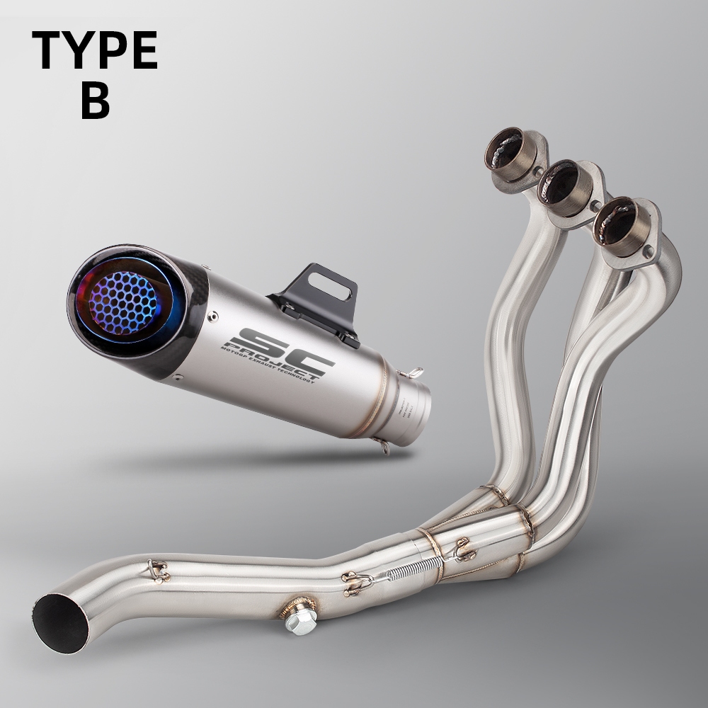 SC PROJECT S1 racing muffler For xsr900 mt09 fz09 Full exhaust system ...