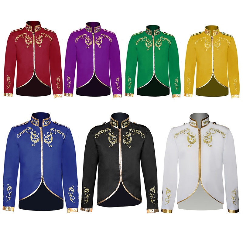 Royal Prince Costume for Men, Charming Palace Prince Coat Jacket ...