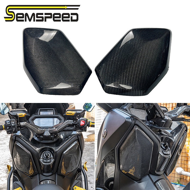 【SEMSPEED】For YAMAHA XMAX 300 250 V2 2023-2024 Carbon Fiber Motorcycle ...