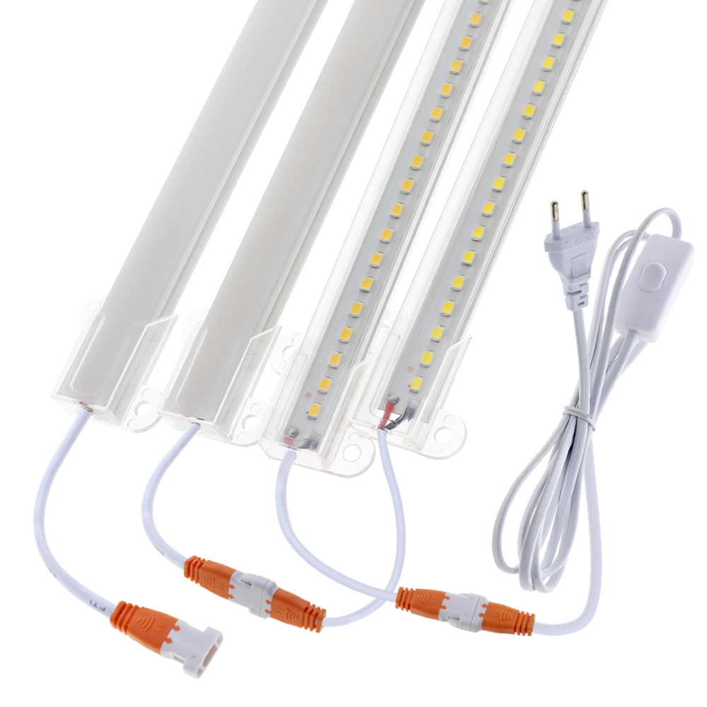 AC220V 50cm 8W LED Tube Light 72LEDs LED Fluorescent Tubes 1-6pcs Set ...