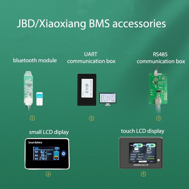 Smart JBD Xiaoxiang BMS Battery Protection Board Accessories LCD ...