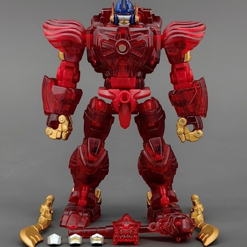 2024 NEW Transformed ROBO toys RT-01 Red transparent Captain Caesar ...