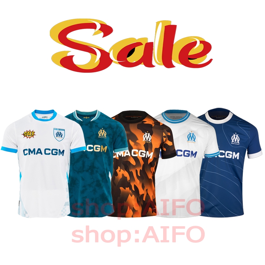 Top Quality Marseilles Home Away Jersey 23/24/25 Soccer Football Soccer ...