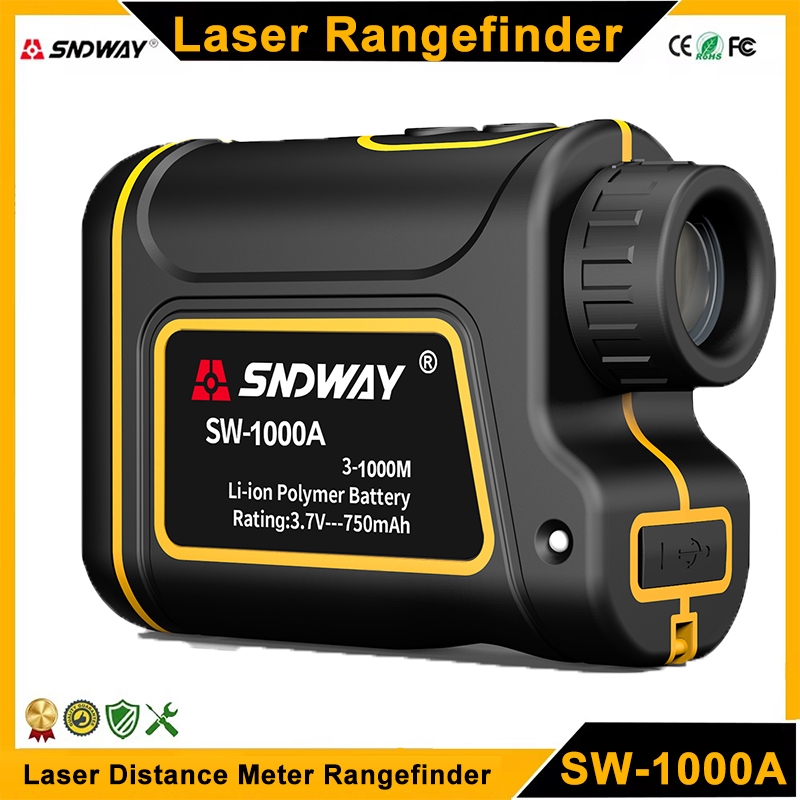 SNDWAY SW-600A/SW-800B Rangefinder for Hunting Golf Laser Range finder ...