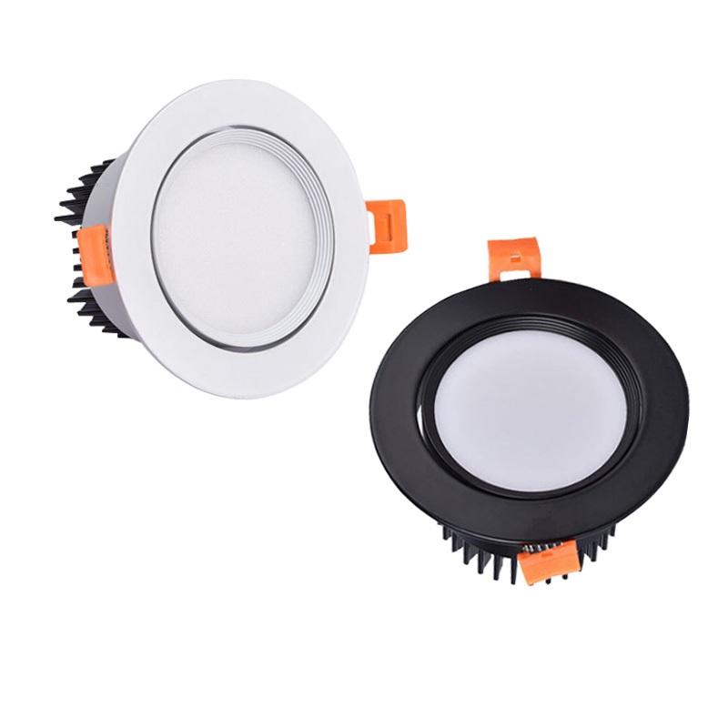 Dimmable Recessed Led Downlight COB Spot Light 3W 5W 7W 9W 12W 15W AC85 ...