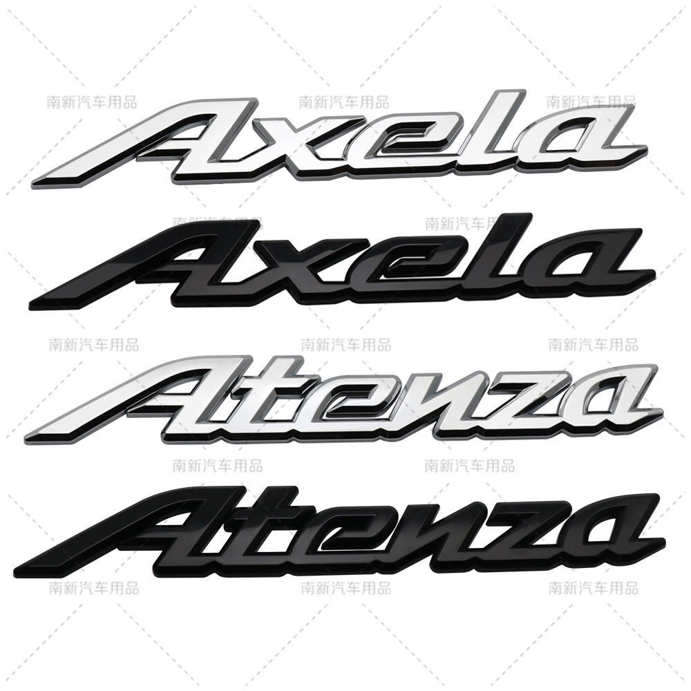 Car 3D ABS Stickers Atenza Axela Logo Emblem Decals For Mazda 2 3 6 ...