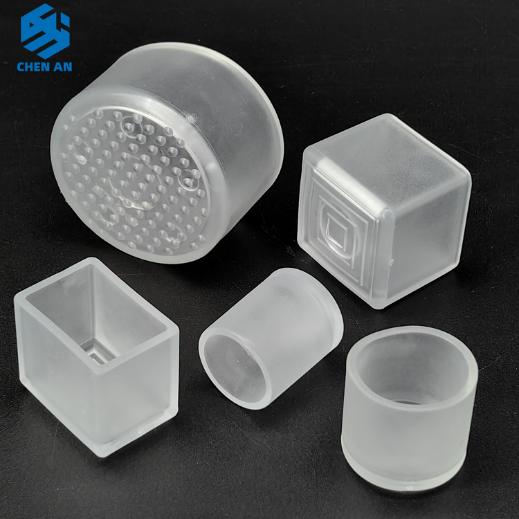 10mm-50mm Transparent Round Furniture leg hollow cover external rubber ...