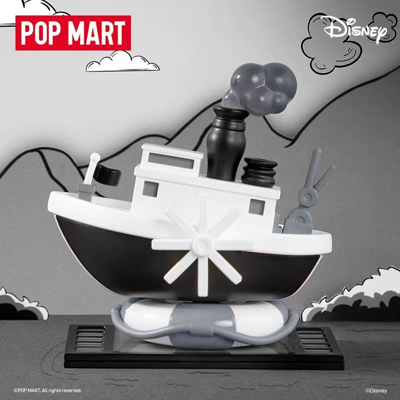P POPMART POPMART Disney Mickey Willie No. Steamboat Series Mystery Box ...