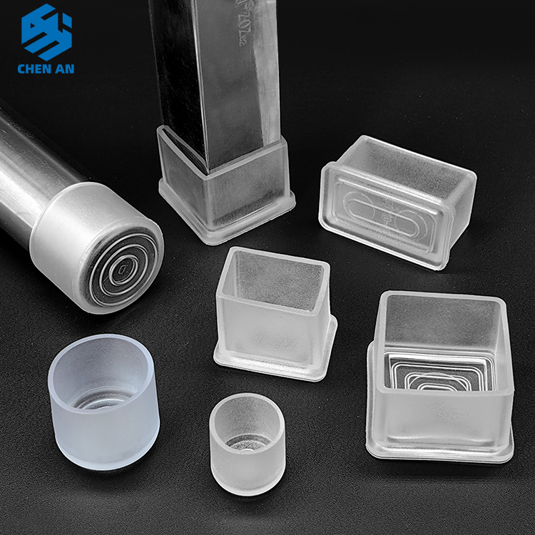 15mm-60mm Transparent Rectangle Furniture leg hollow cover external ...