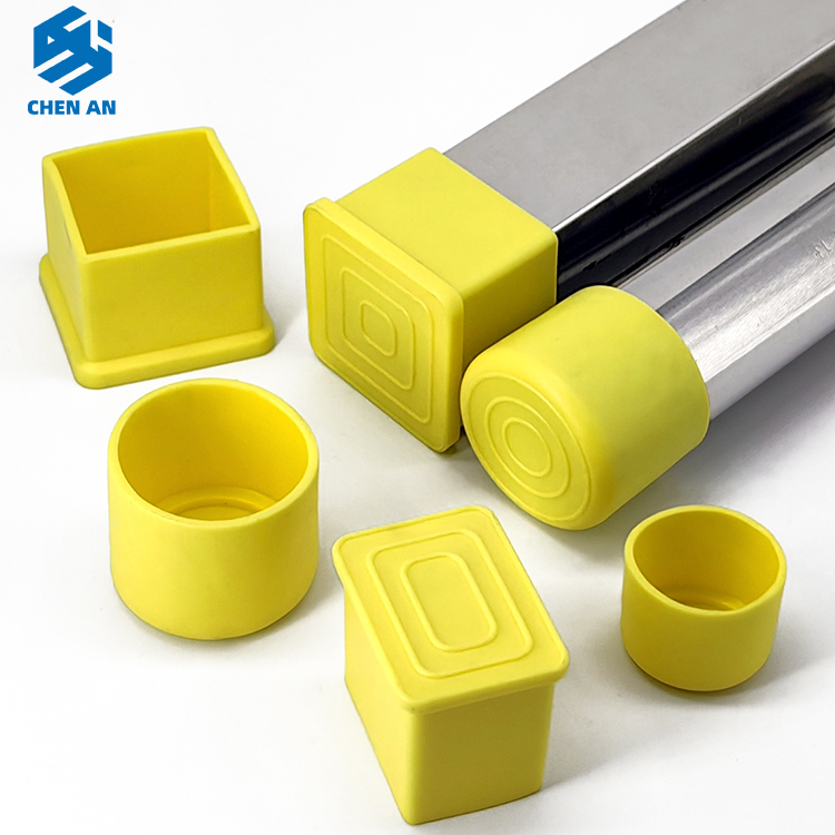 15mm-50mm Yellow Round Rectangle Furniture leg hollow cover external ...