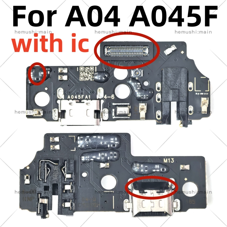 USB Charging charger port board For Samsung A04 A045F Mainboard Flex USB Port ribbon flex Cable ...