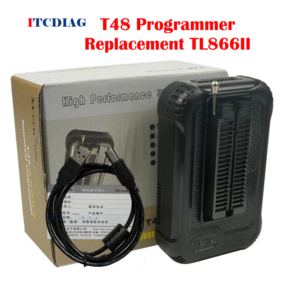 XGecu T48 [ TL866-3G ] Programmer Support 31000+ ICs for EPROM MCU SPI Nor NAND Flash EMMC IC ...