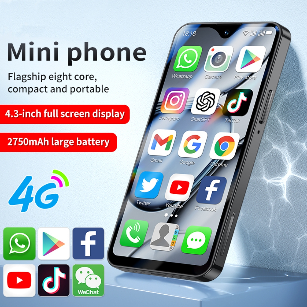 XS18 Pro Max 4G smartphone - dual SIM card, 4.3-inch IPS screen ...