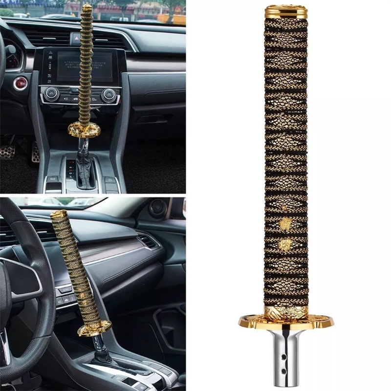 Samurai Sword Aluminum Manual & Automatic Car Gear Stick Shifter Knob ...