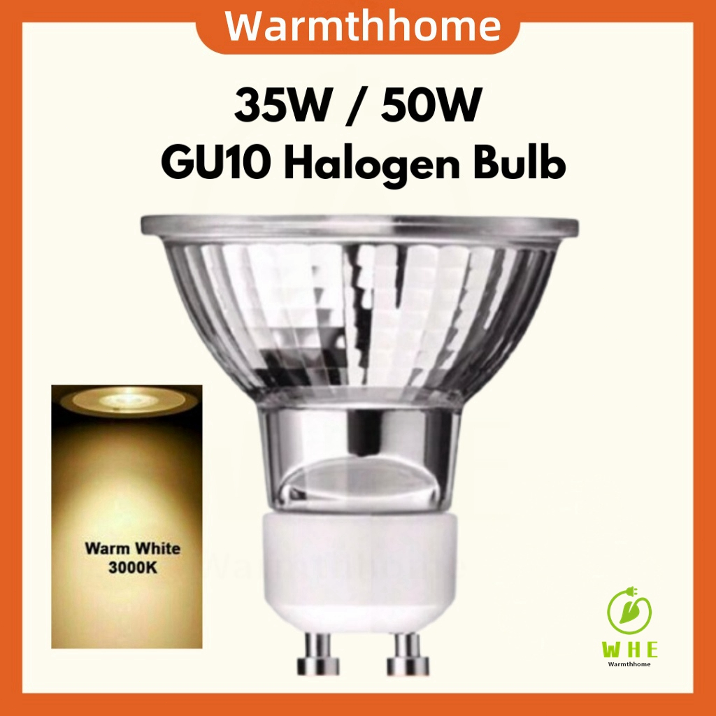 WHE*Dimmable 35W/50W GU10 LED Halogen Bulb Candle Warmer Lamp Track ...