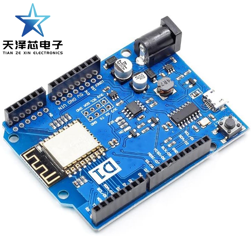 WeMos D1 WiFi UNO R3 ESP8266 ESP-12N F NodeMCU Development Board WiFi Module for Arduino UNO R3 ...