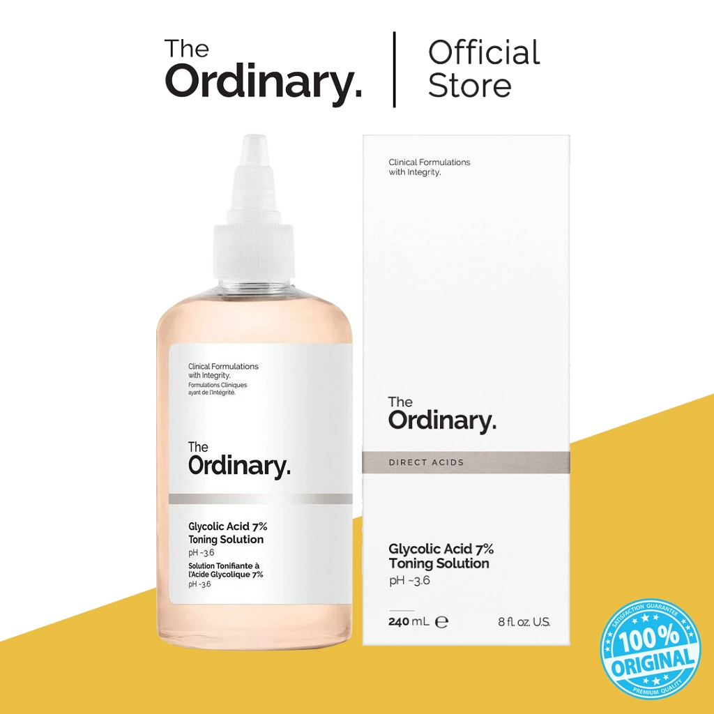 The Ordinary Glycolic Acid 7% Toning Solution 240ml For Acne And Pimple ...