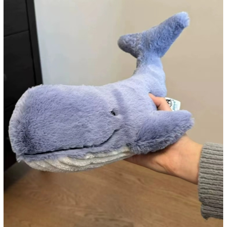 JELL@I am small wilbur whale Wilbur Whale Plush Toy Blue Ocean | Shopee ...