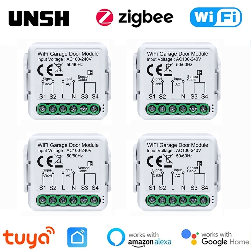 Tuya Smart WiFi/ZigBee Garage Door Switch Opener Controller Timer Smart ...