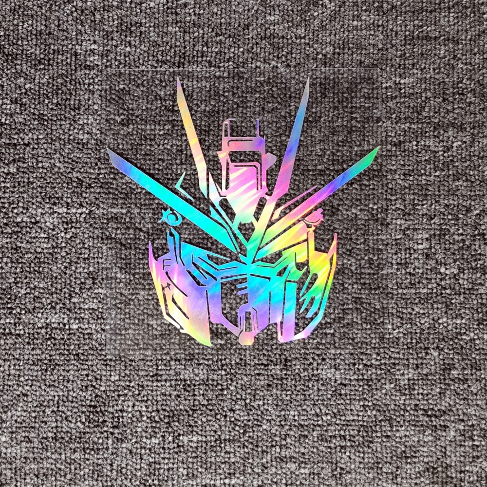 Car Stickers Gundam Mobile Suit 00 Reflective Decals For Fuel Tank Cap ...