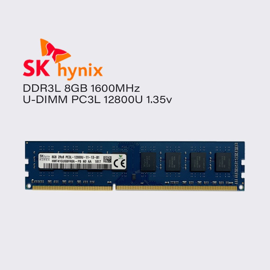 sk hynix 8gb 4gb 1600mhz ddr3l desktop dimm memory pc ram pc3l 1.35v 12800u | Shopee Malaysia