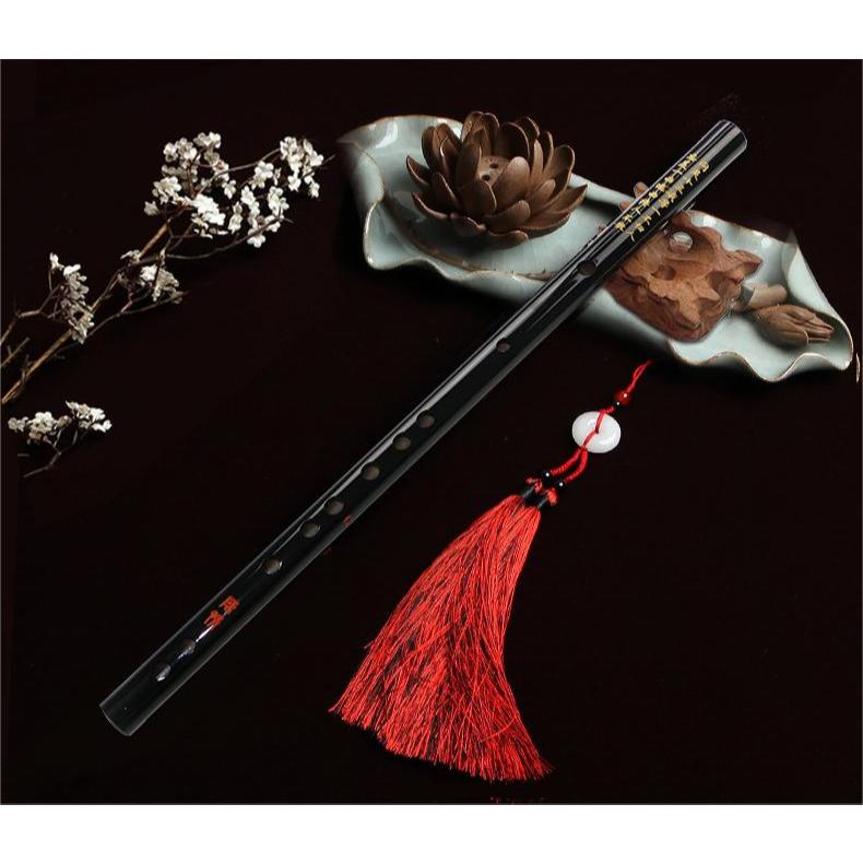 Black Bitter Bamboo Flute Chen Qing Flute Mo Dao Zu Shi Transverse Dizi ...