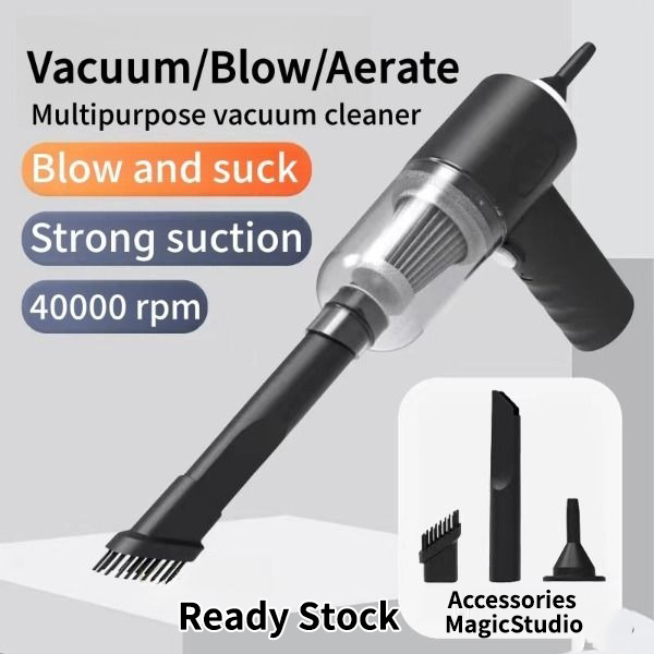 9900PA Mini Cordless Vacuum Cleaner Rechargeable & Portable Wireless ...
