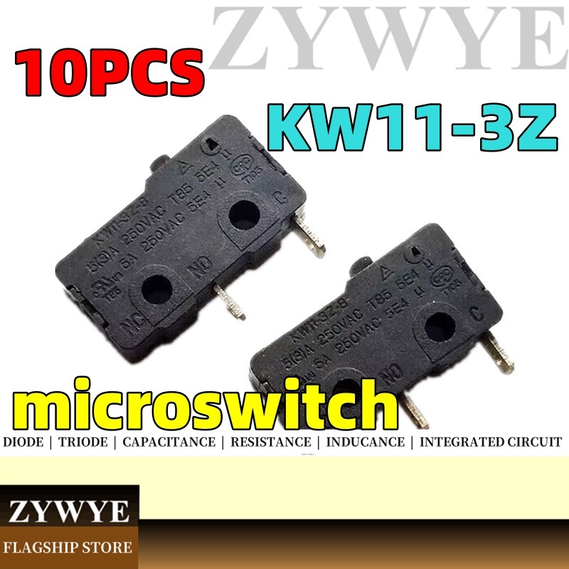10pcs Micro Switch KW11-3Z Meat Grinder Micro Switch Juicer Switch Soymilk Maker Switch KW11 ...