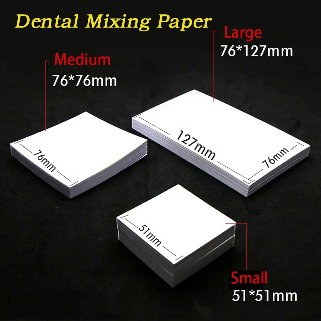 Dental Mixing Pad Thickening White Cementing Paper Laboratory Cement ...