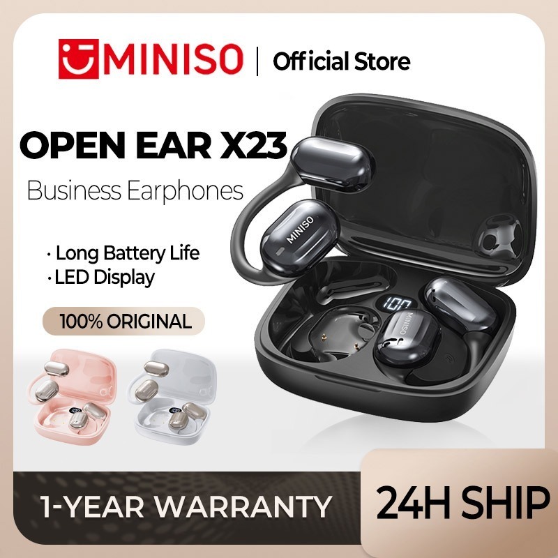 MINISO X23 Bluetooth earphones Open Ear Wireless Sports Headphones ...