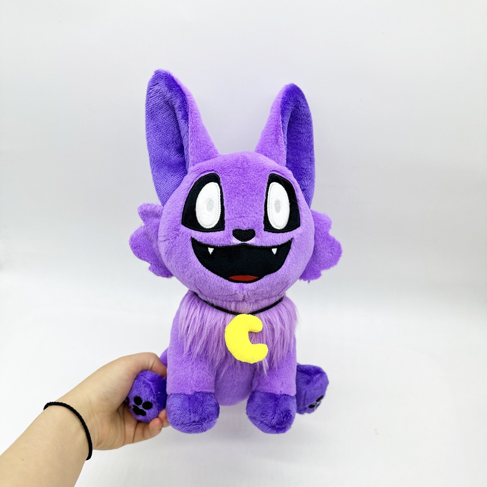 Smiling Critters Cat Nap Plush Toy Cute Plush Toy Kawaii Purple Cat Nap ...