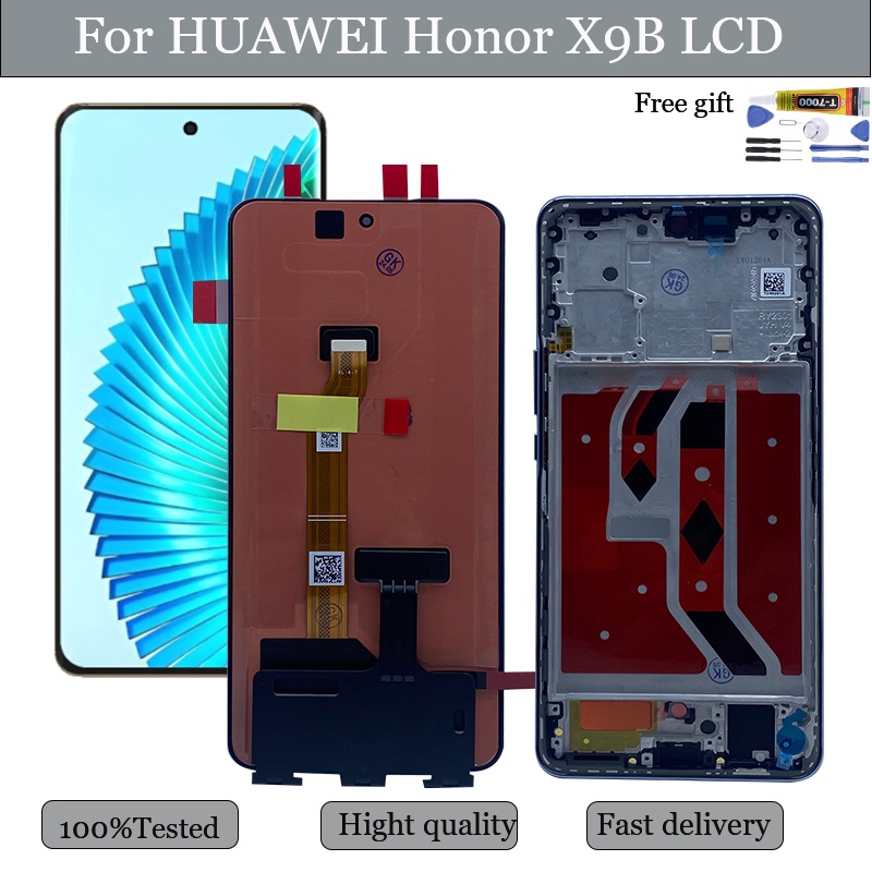 Original For Honor X9b ALI-NX1 LCD Display Touch Screen Replacement ...