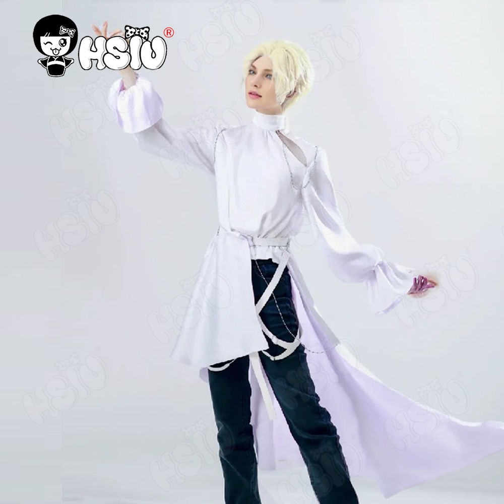Lucca Cosplay Clothing HSIU 35CM light yellow short hair Synthetic Wig ...