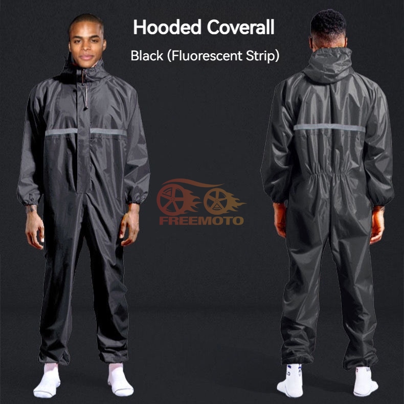 One Piece Rain Suit - Adult Full Body Raincoat Made for Outdoor ...