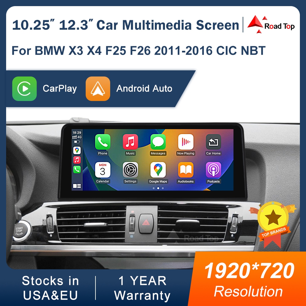 10.25/12.3" Wireless Carplay Multimedia Display Touch Screen 1920*720 ...