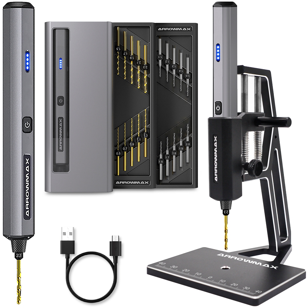 AM-199972-20 SDS MINI PLUS Mini Electric Drill With Alu Case + Benchtop ...