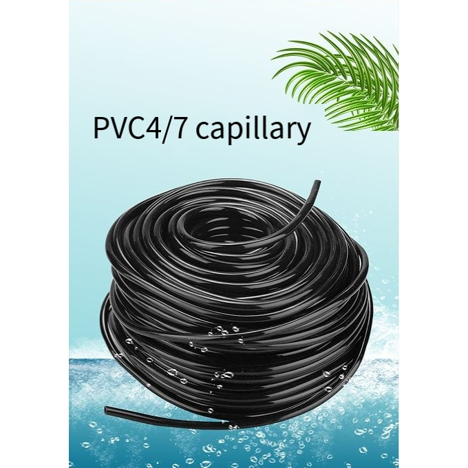 50M Irrigation Tubing Black LDPE Paip 4/7mm Poly Pipe Fertigasi Tube ...