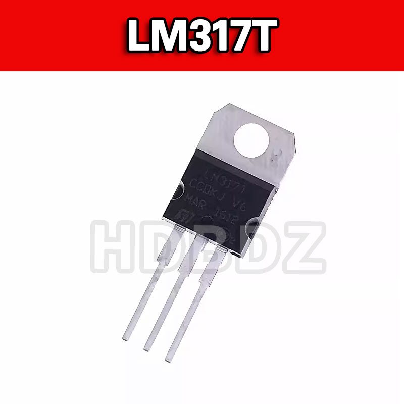 20pcs LM317T LM317 T0-220 Adjustable Three-End Voltage Regulator Tube Triode 1.2~37V 1.5A IC SMD ...