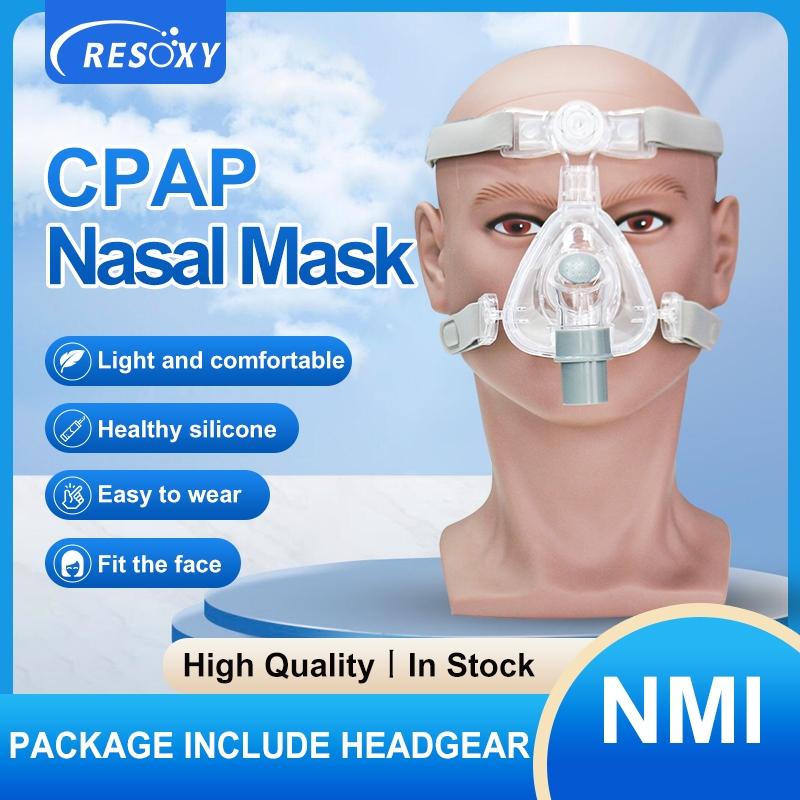 CPAP Nasal Mask with Adjustable Headgear and Buckle For CPAP Auto CPAP ...
