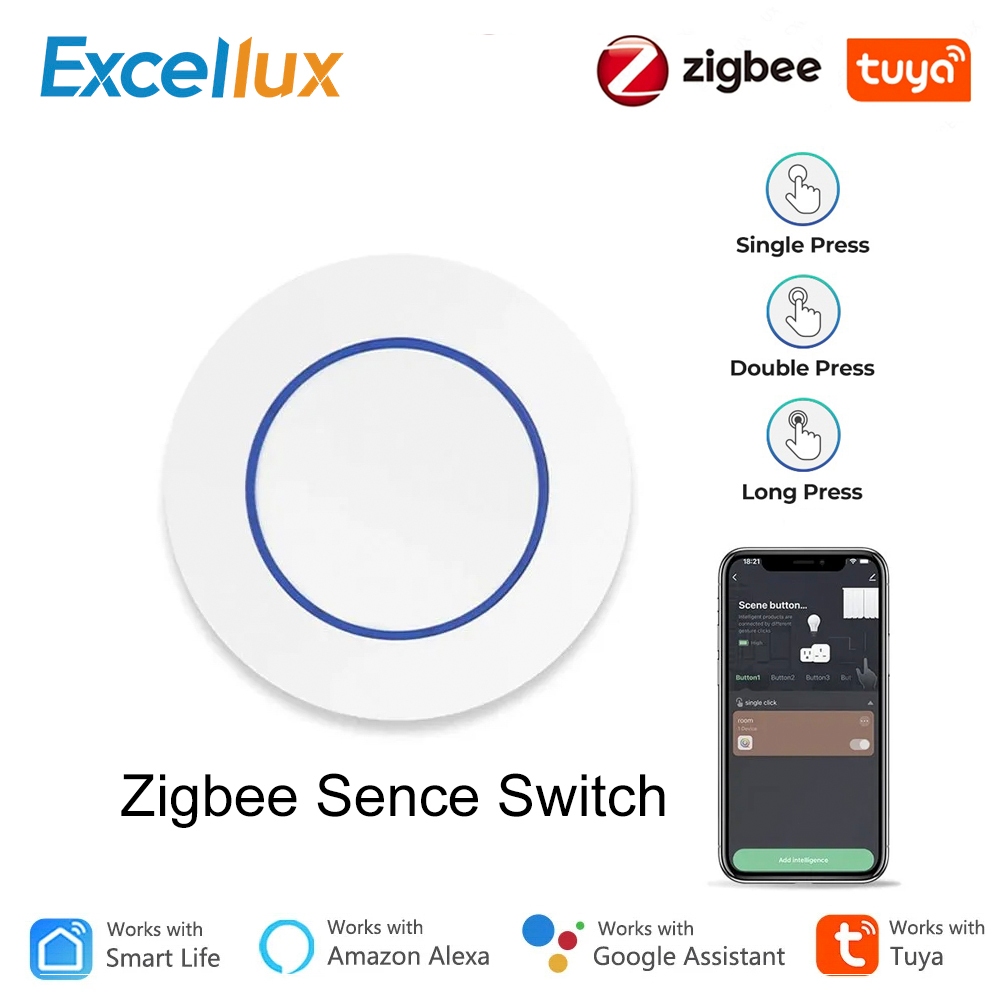 Tuya Zigbee Smart Scene Switch Wireless Button Switch Support Smart ...