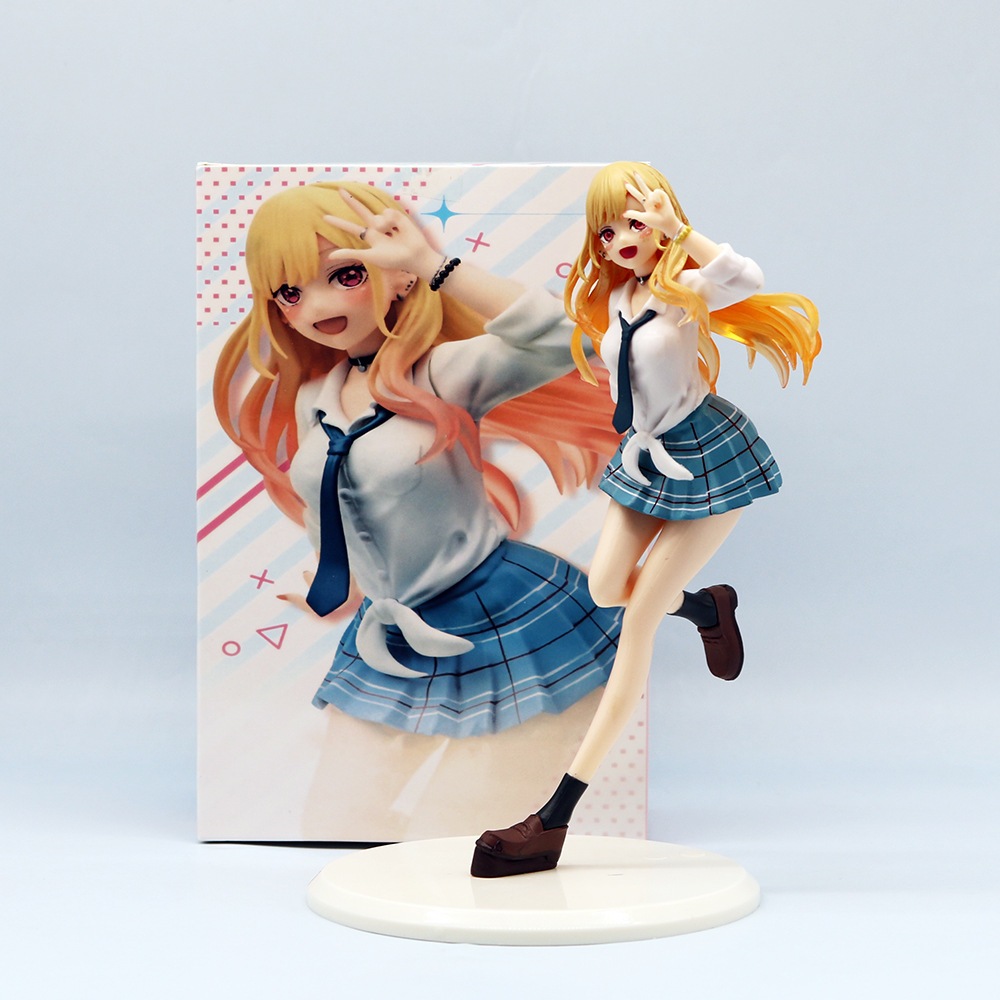 18.5cm Anime My Dress-Up Darling Figure Kitagawa Marin School Uniform ...