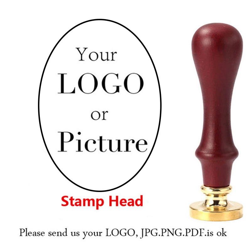Custom Oval Wax Seal Stamp Heads Replacement Brass Head for Envelopes ...