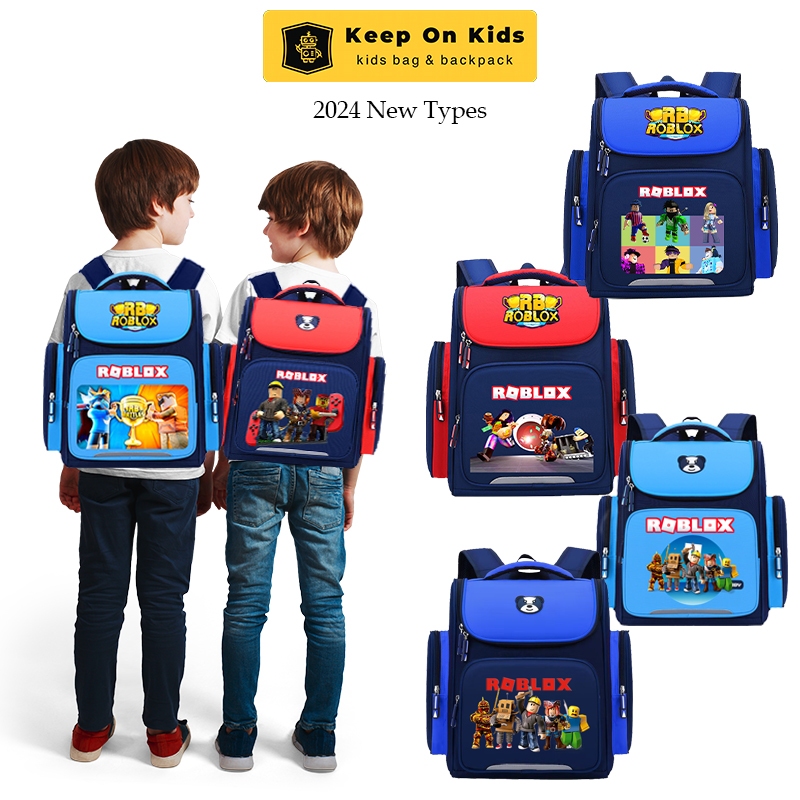 15inch Kids Backpack Roblox School Primary Pre School Bag Boys Beg ...