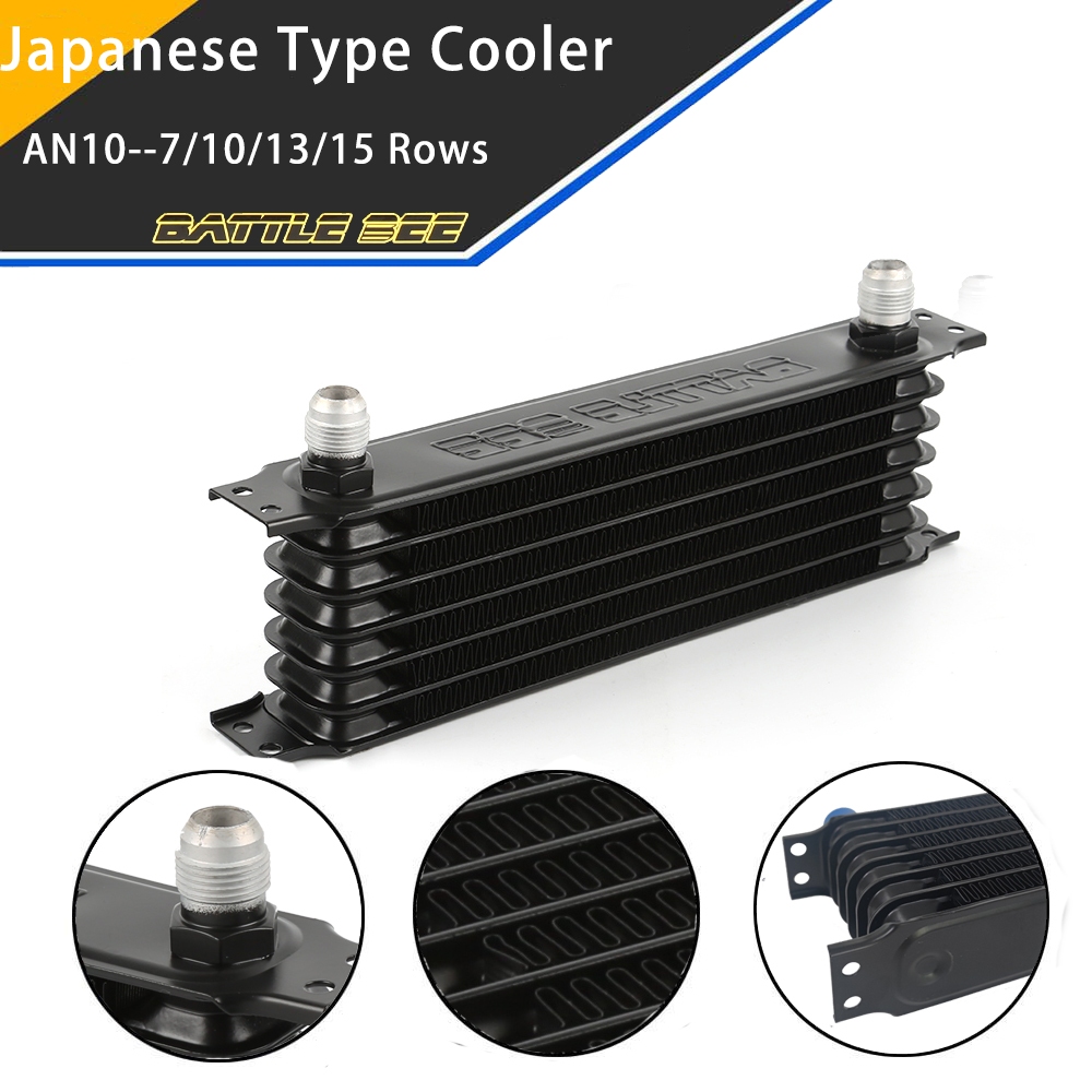 7/10/13/15 Rows AN10 Aluminum Radiator Car Transmission Gearbox Engine ...