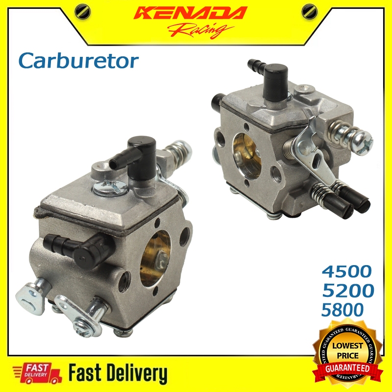 Carburetor Chainsaw 4500 5200 5800 45cc 52cc 58cc Carb 2 Stroke Engine 45cc 52cc 58cc | Shopee ...