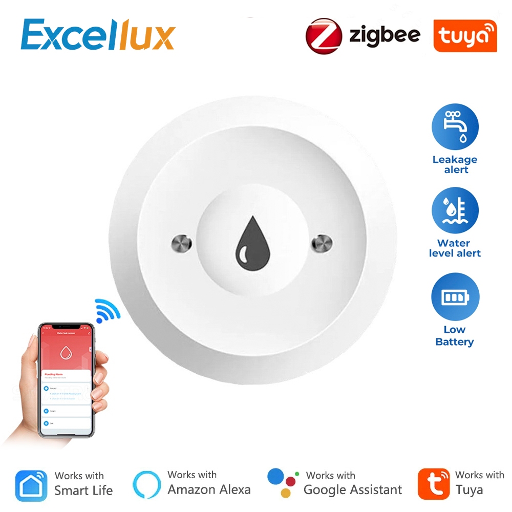 Tuya Zigbee Water Leak Detector Water Immersion Sensor Monitoring ...