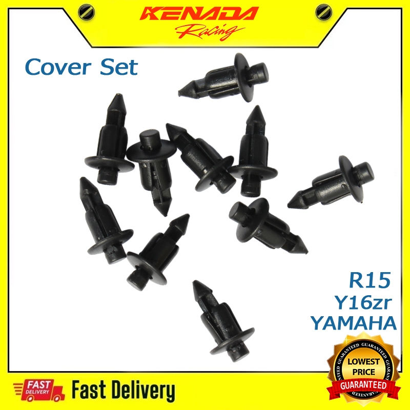[10pcs Rivet] Cover Set Y15zr V2 Y16zr R15 R25 Rs150 Lc135 Nvx Nmax ...